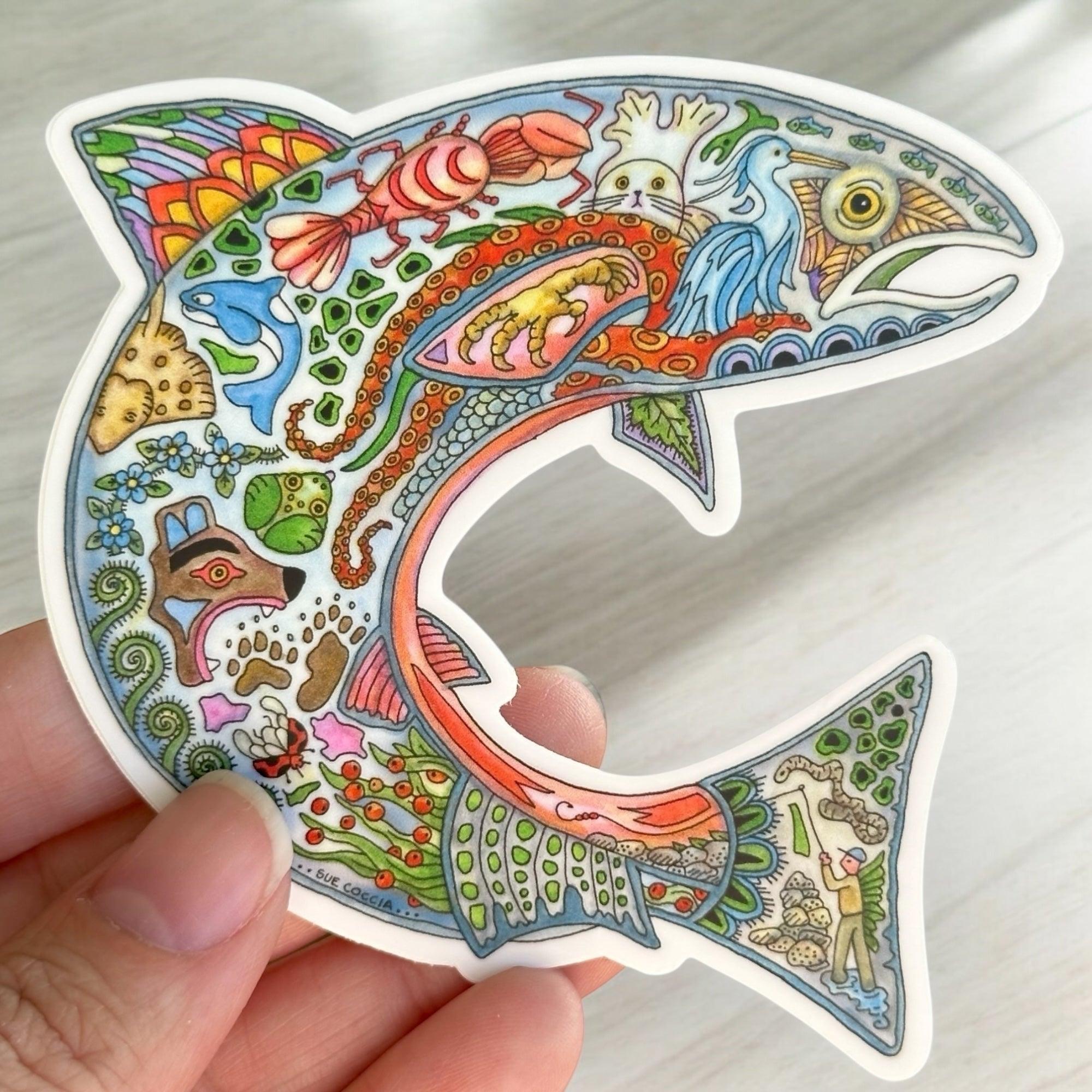 Coho Salmon Sticker – EarthArt International