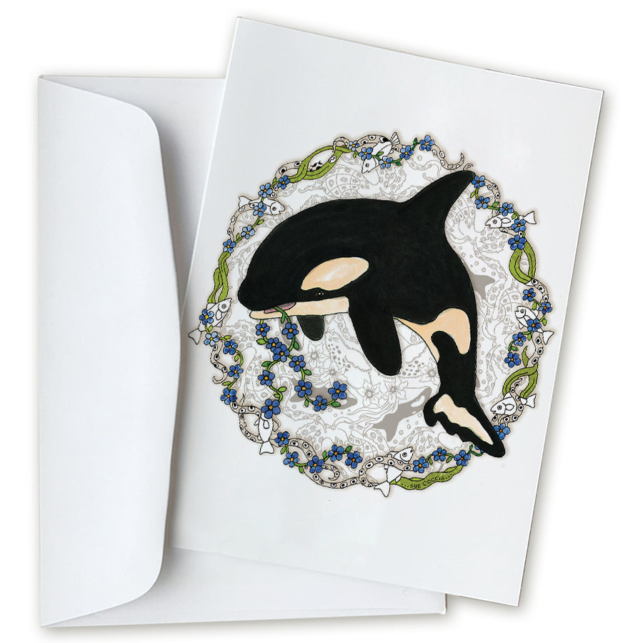 Baby Orca Note Card – EarthArt International