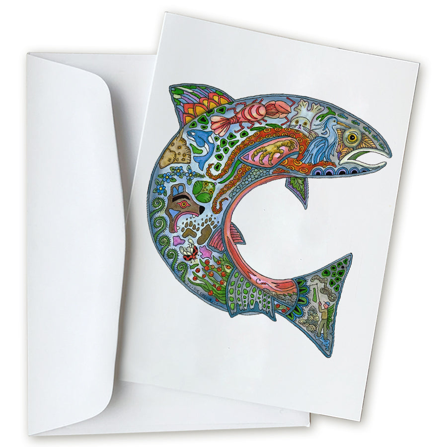 Coho Note Card – EarthArt International