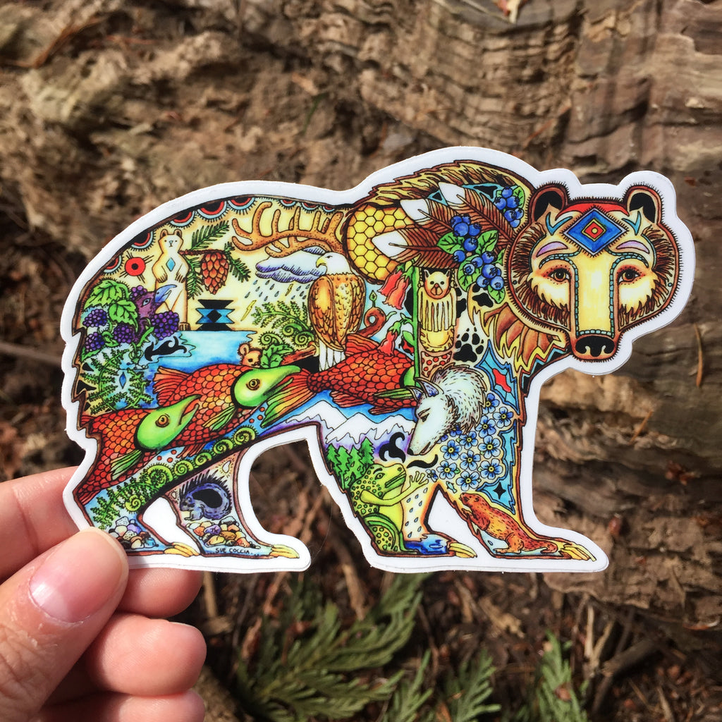 Grizzly Bear Sticker – EarthArt International