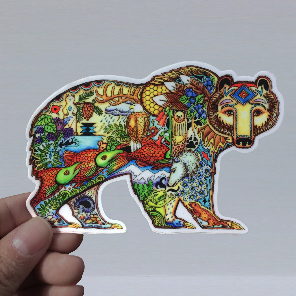 Grizzly Bear Sticker – EarthArt International