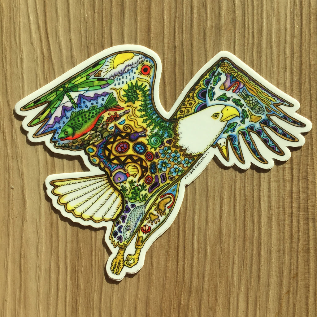 Bald Eagle Sticker – EarthArt International
