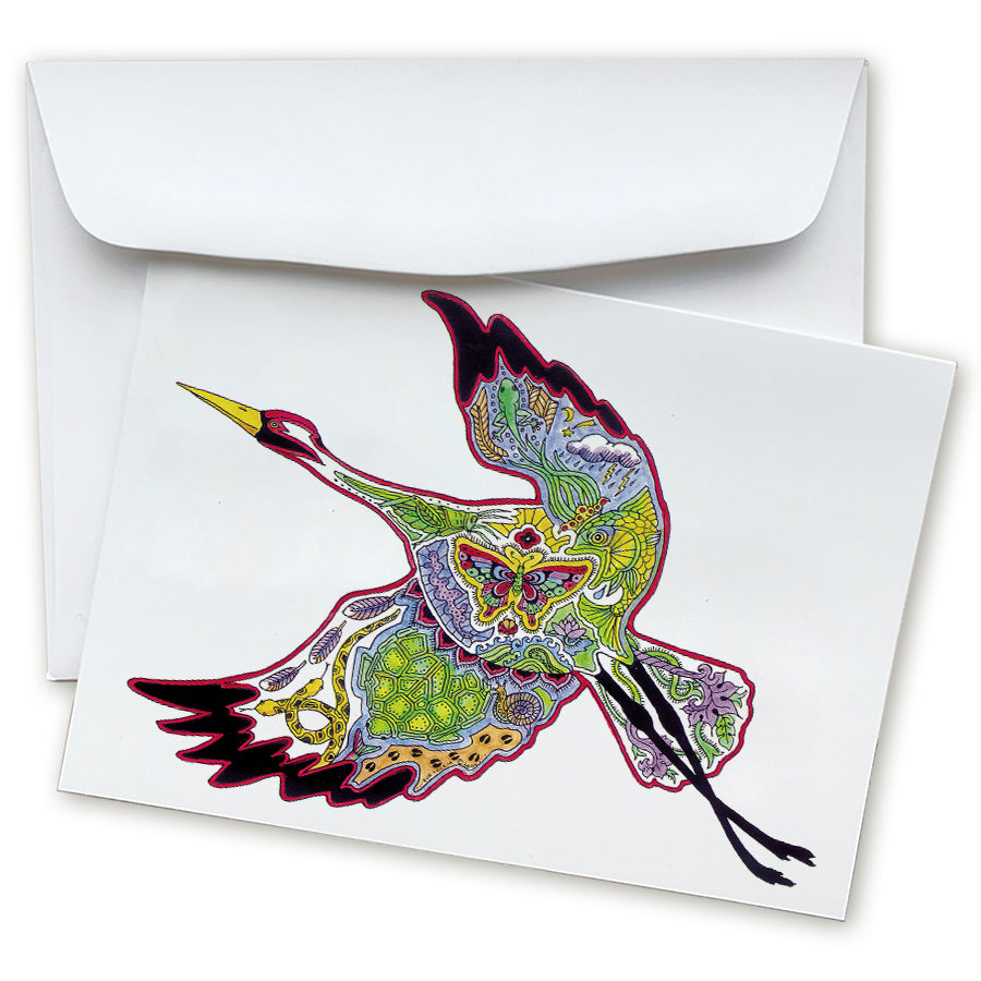 Crane Note Card – EarthArt International