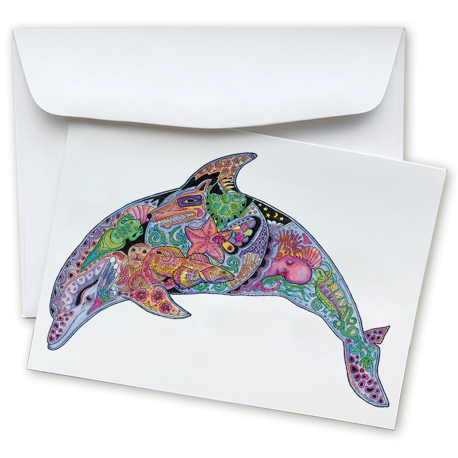 Dolphin Note Card – EarthArt International