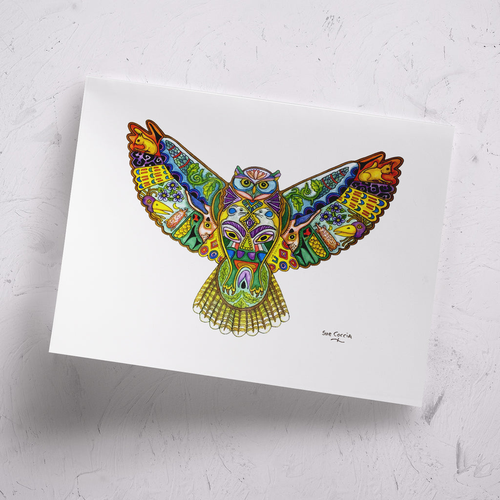 Great Horned Owl Signed Print – EarthArt International