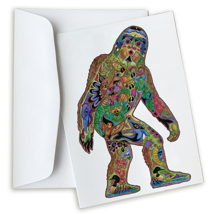 Sasquatch (Bigfoot) Note Card – EarthArt International