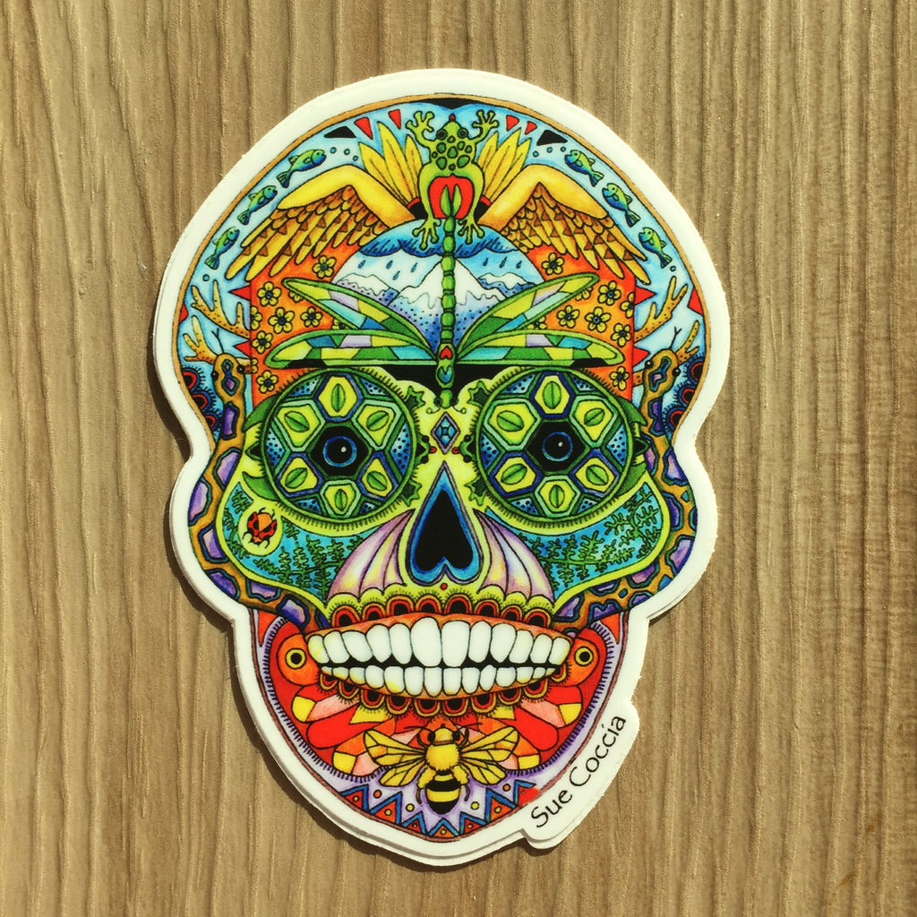 Sugar Skull Sticker – EarthArt International