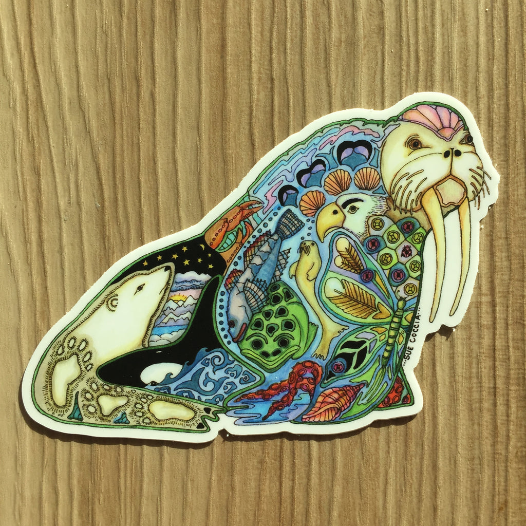 Walrus Sticker – EarthArt International